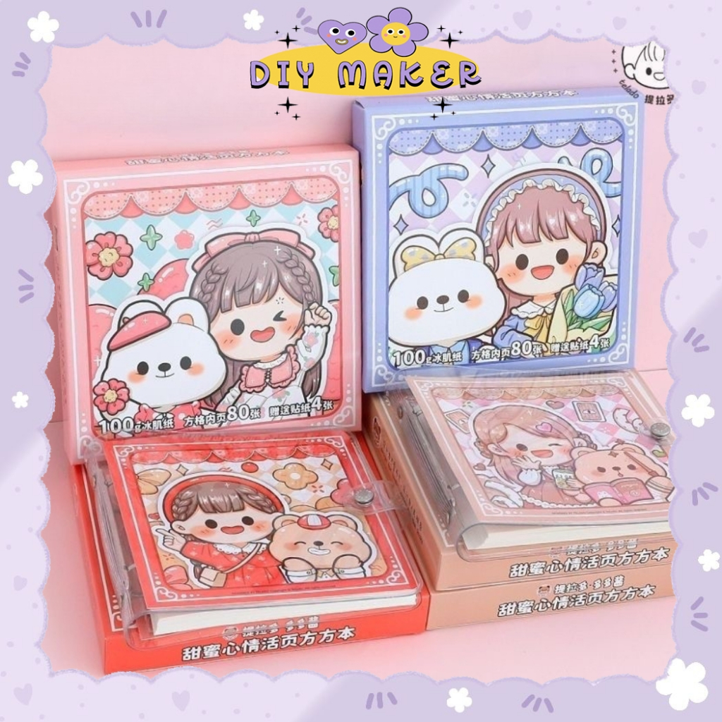 Jual DM Buku Binder Diary Dodogirl Fashion isi 80 Lembar Free 4 Stiker ...