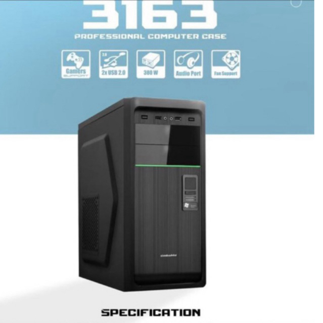 Jual Casing PC Simbadda Sim V 3163 + Psu 380W | Shopee Indonesia