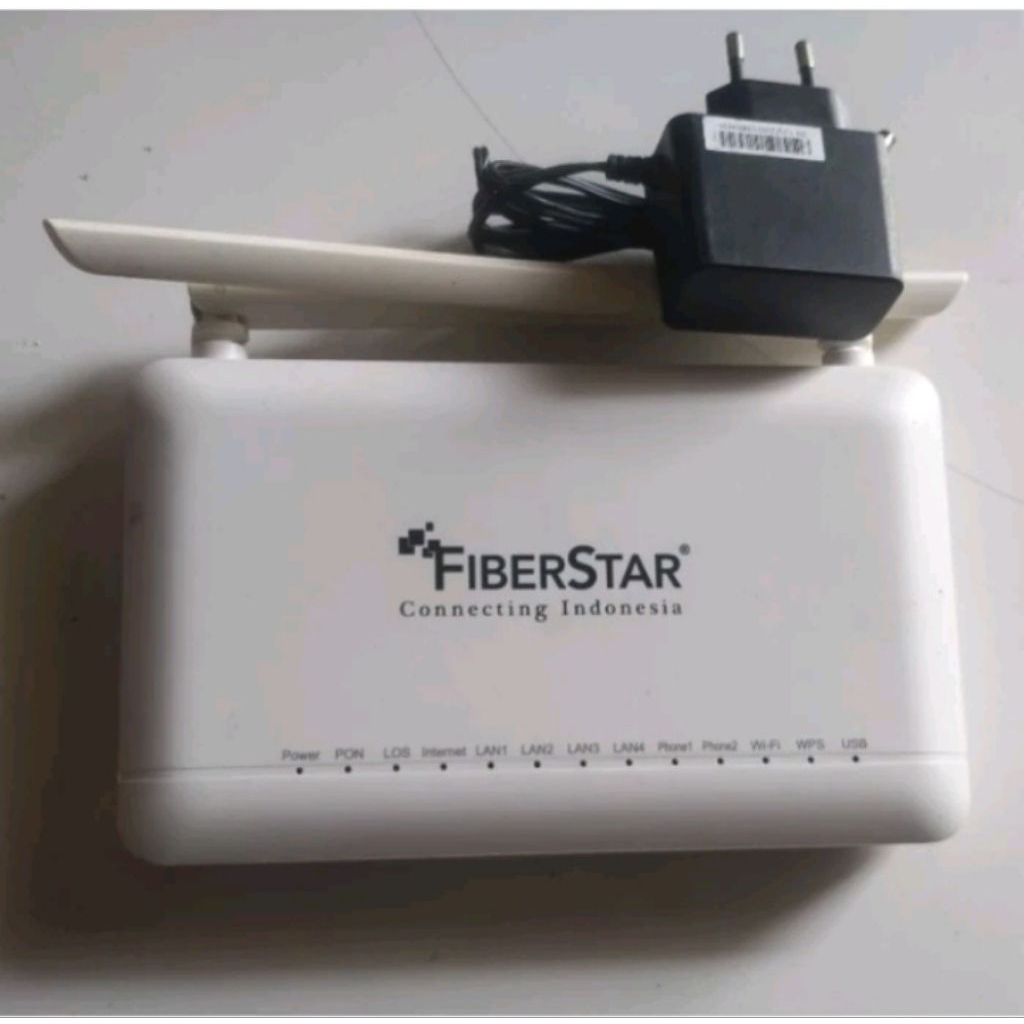 Jual ont ZTE f609 V9 fiberstar kecil port biru plus adaptor | Shopee ...