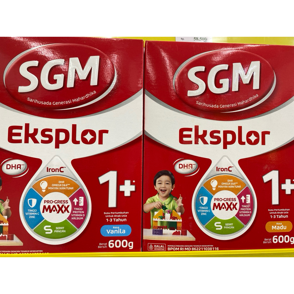 Jual SGM Eksplor 1+ 600 gr susu balita umur 1 tahun ke atas | Shopee ...