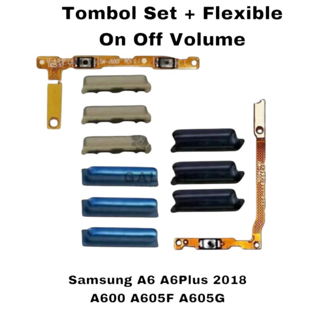 Jual Tombol Flexible On Off Volume Untuk Samsung A6 A6 Plus 2018 A600 ...