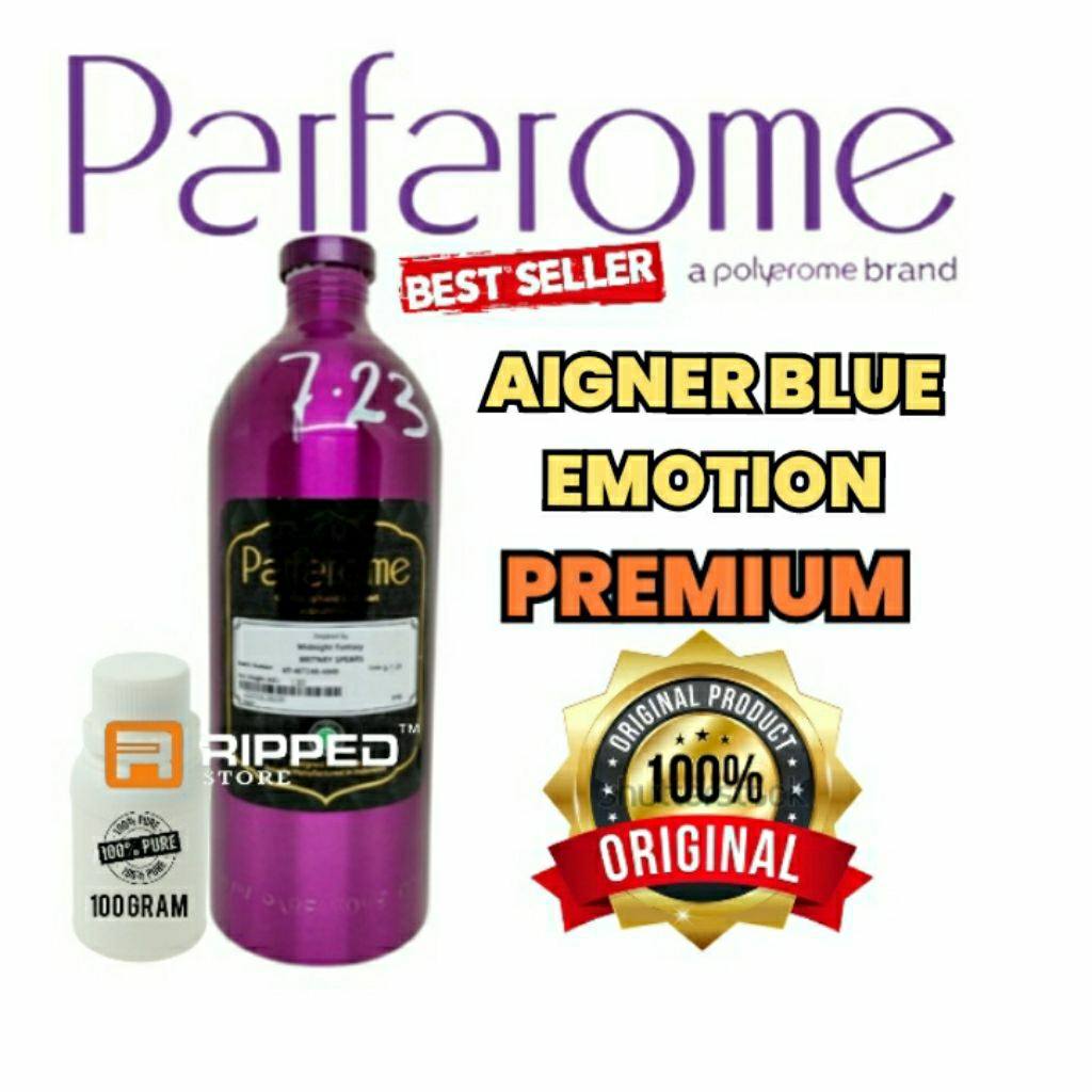 Jual (100ML) AIGNER BLUE EMOTION PREMIUM BIBIT PARFUM MURNI BY ...