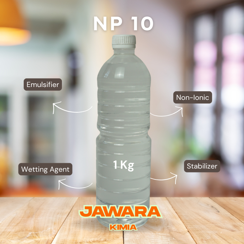 Jual NP 10 / NonylPhenol Ethoxylate 10 / Emulsifier - 1 KG | Shopee ...