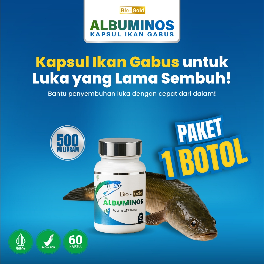 Jual Albumin Kapsul Albuminos Obat Mempercepat Penyembuhan Luka Operasi ...