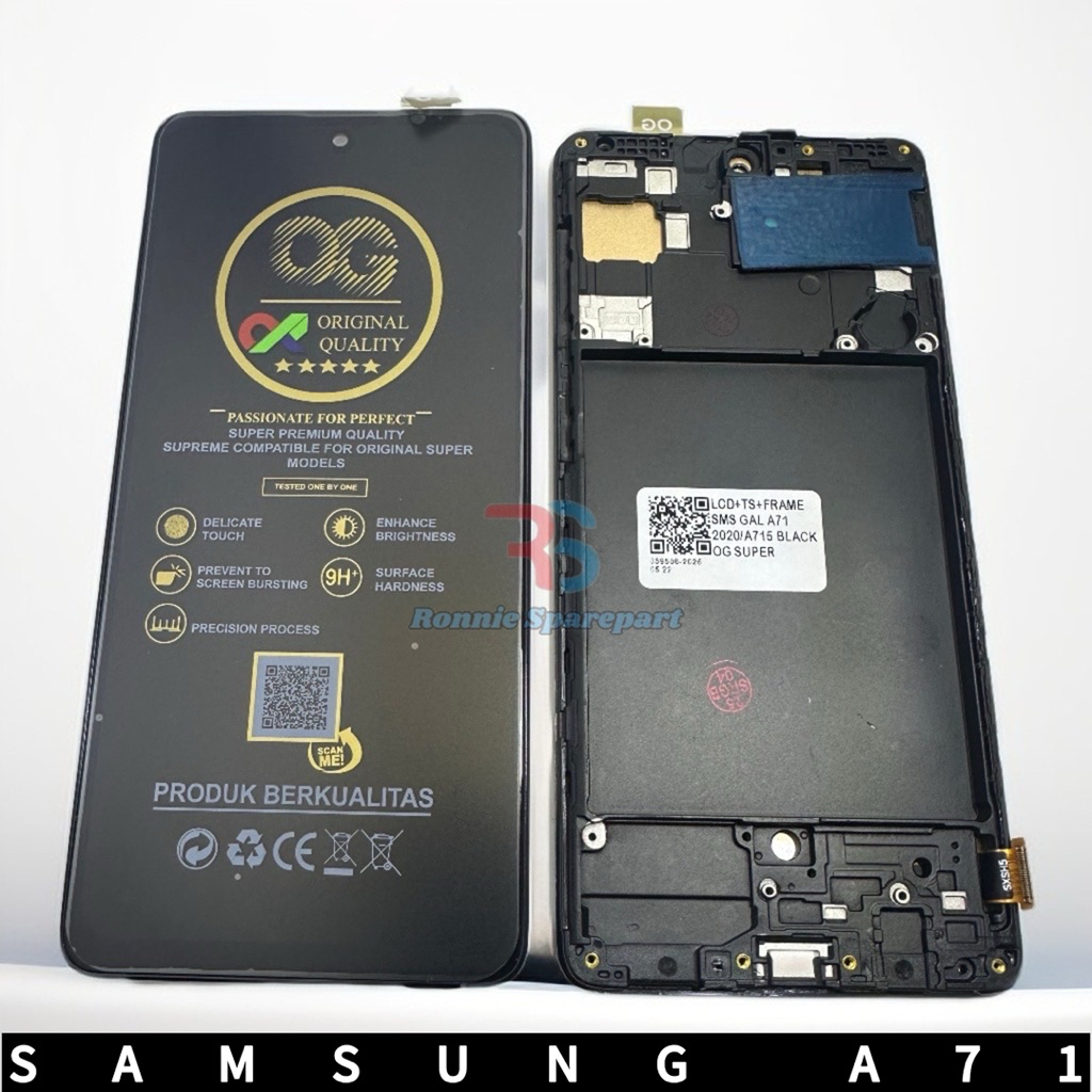 Jual LCD TOUCHSCREEN + FRAME SAMSUNG A71 / A715 - FULLSET COMPLETE | Shopee Indonesia