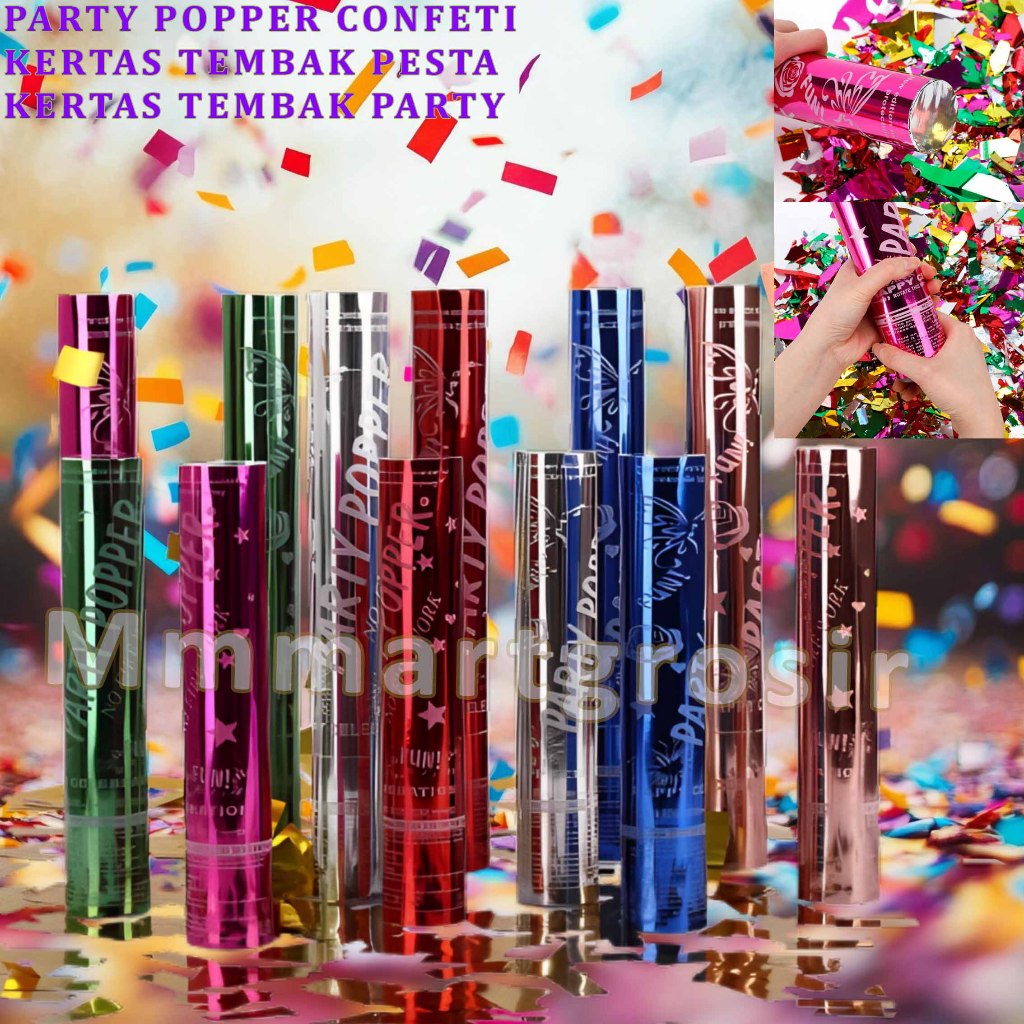 Jual Party Popper Confetti / Kertas Tembak Pesta / Kertas Tembak Party ...