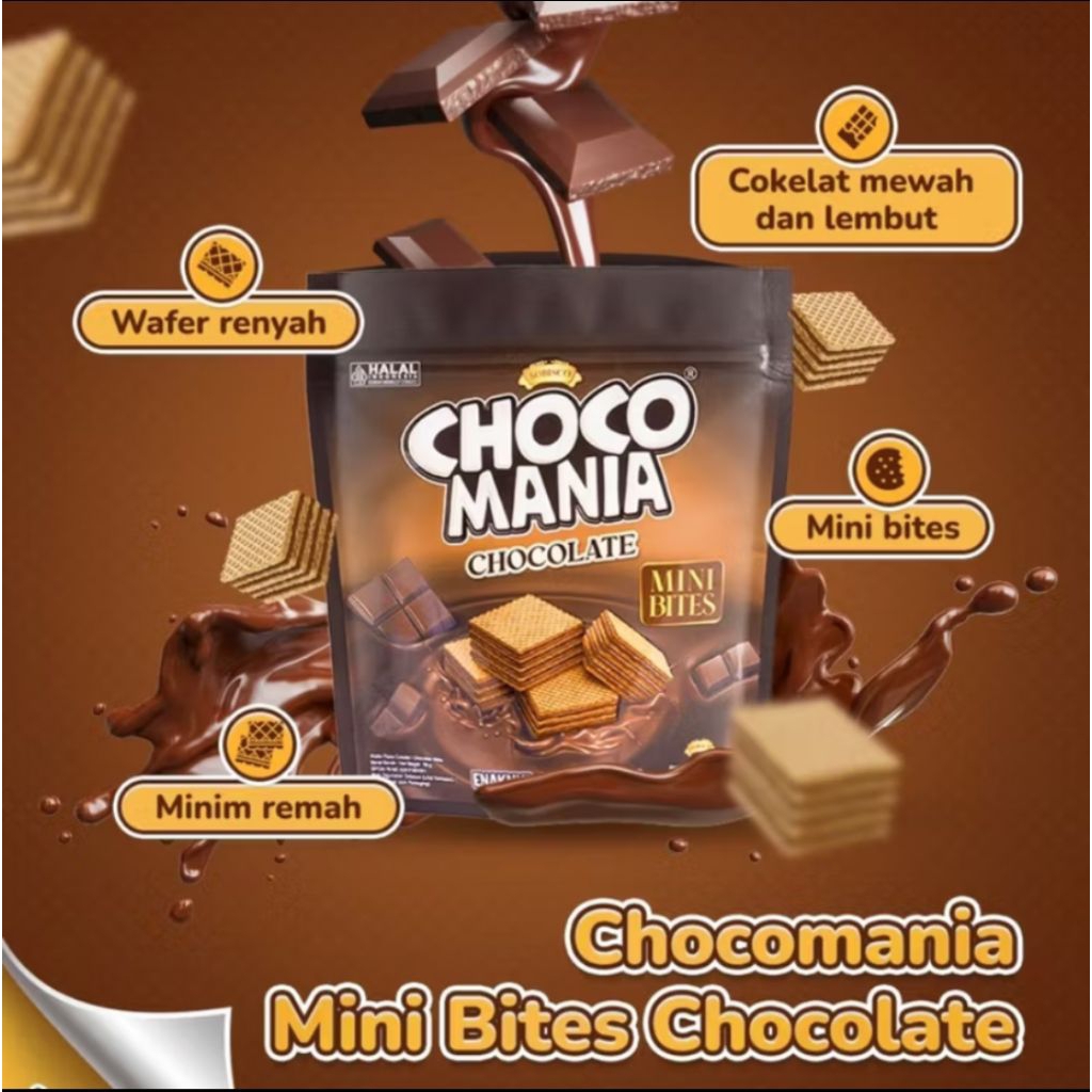 Jual CHOCO MANIA CHOCOLATE MINI BITES 70gr | Shopee Indonesia