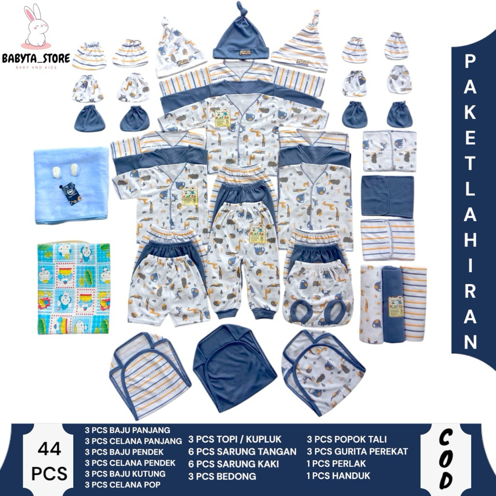 Jual 44 PCS paket hemat komplit baju bayi baru lahir paket hemat baby ...
