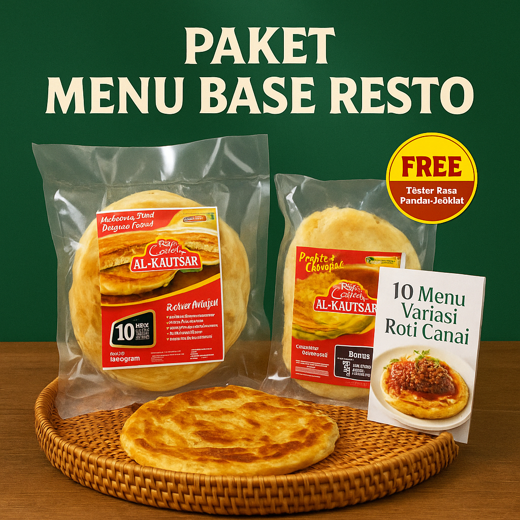 Jual Paket Menu Base Resto – Roti Canai Al-Kautsar (Original + Kulit ...
