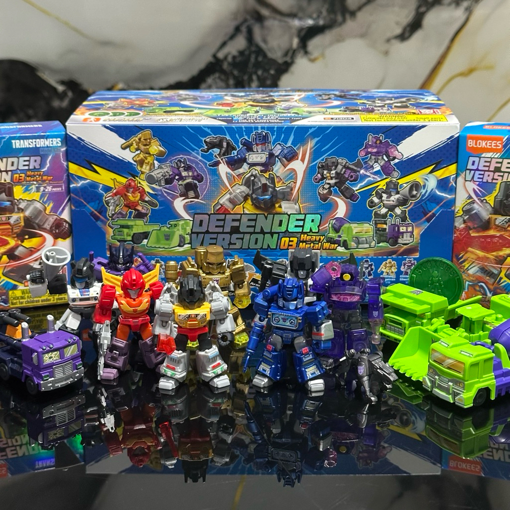 Jual (1 PCS FIXED) Blokees Transformers Defender Version 03 Heavy Metal ...