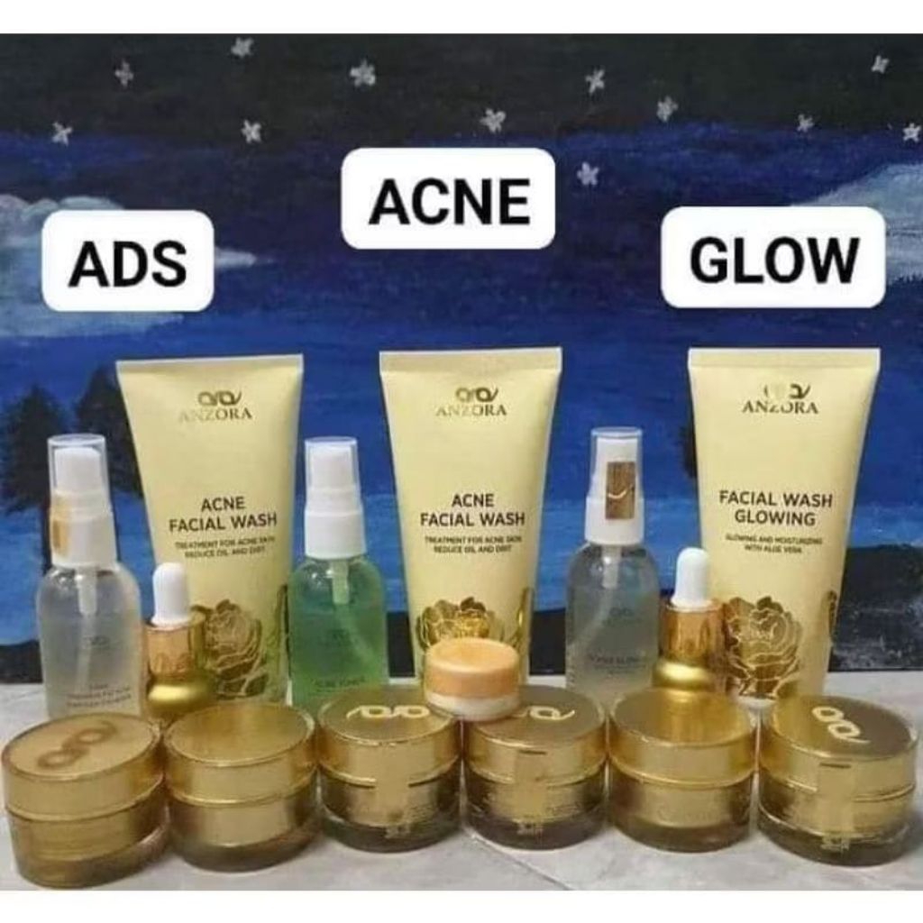 Jual Anzora skincare/Anzora/paket wajah Anzora skincare/Anzora original ...