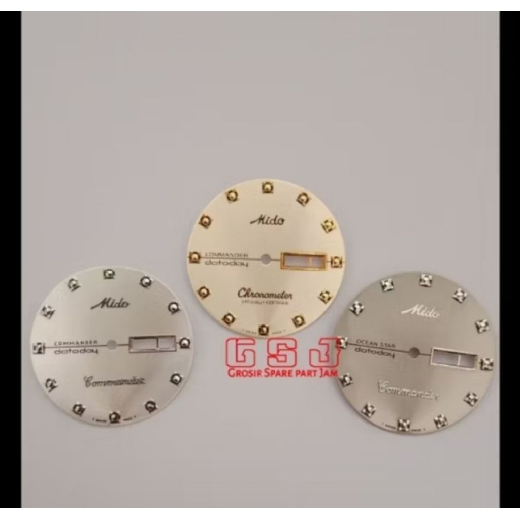 Jual Plat Dial Mido Commander Plat Jam Mido Commander | Shopee Indonesia