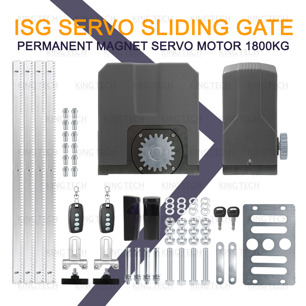 Jual ISG Smart Automatic Sliding Gate Opener 1800KG Motor Servo / Motor ...