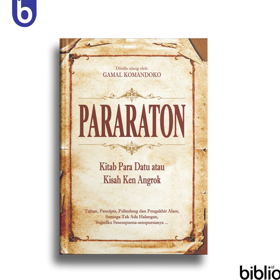 Jual KODE D18R Cet224 Buku Pararaton Kitab Para Datu atau Kisah Ken ...