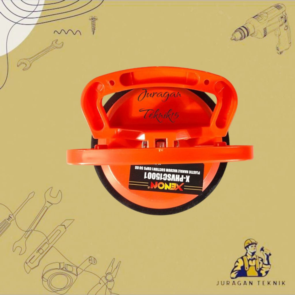 Jual Xenon Plastic Vacuum Suction Cup 5" - Kapasitas 50kg Pengangkat ...