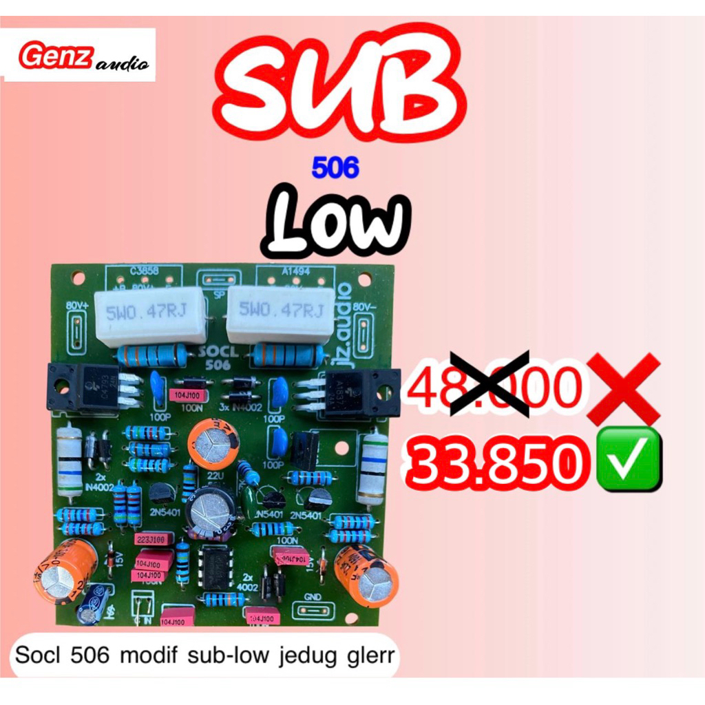 Jual driver 506 modif sub-low jedug glerr kualitas bagus | Shopee Indonesia