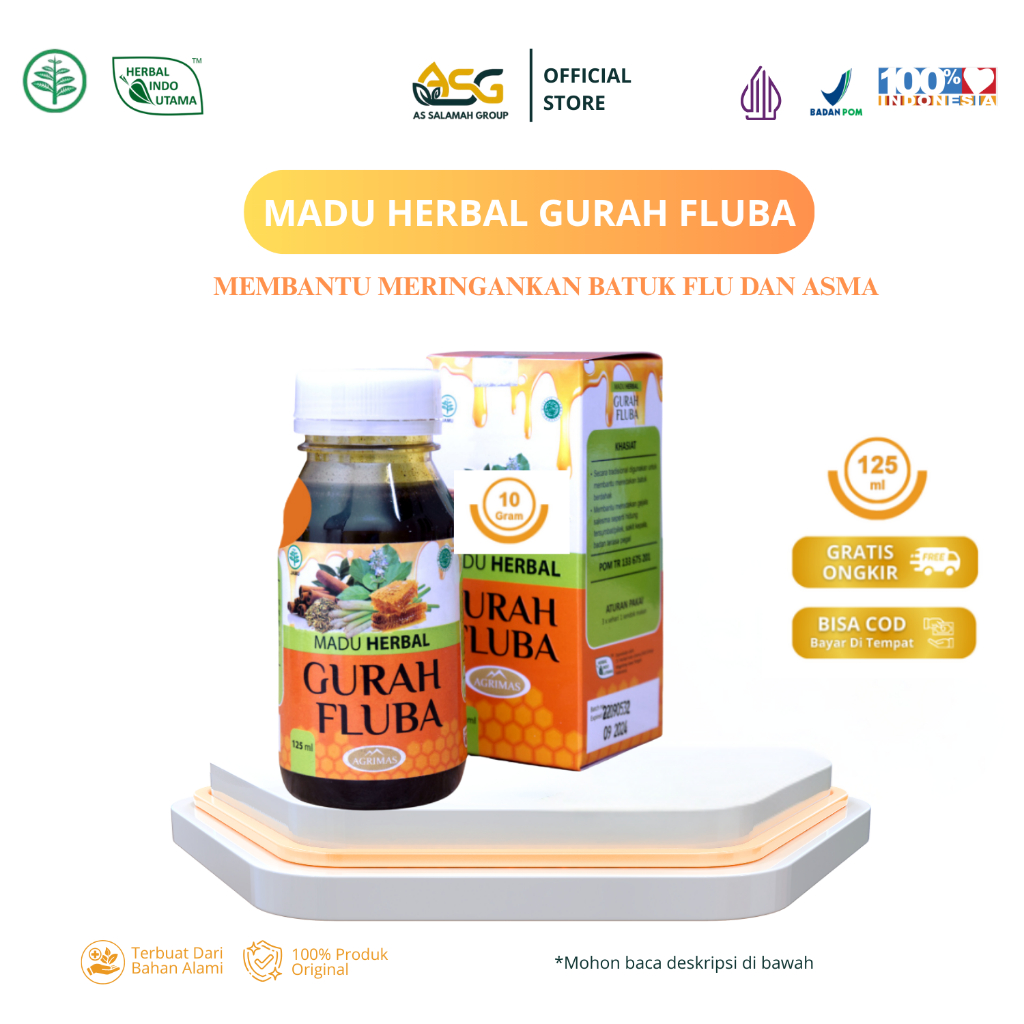 Jual GURAH FLUBA - Madu Herbal Gurah Fluba Membantu Mengatasi Batuk ...