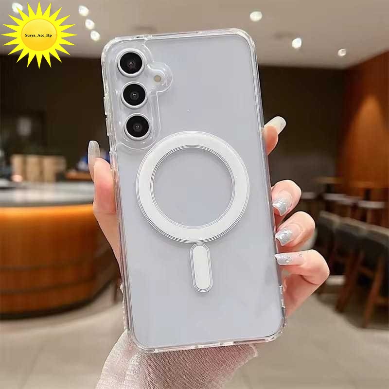Jual Clear Magsafe Case For Samsung A05 A05s A06 A07 A14 A15 A16 A17 ...