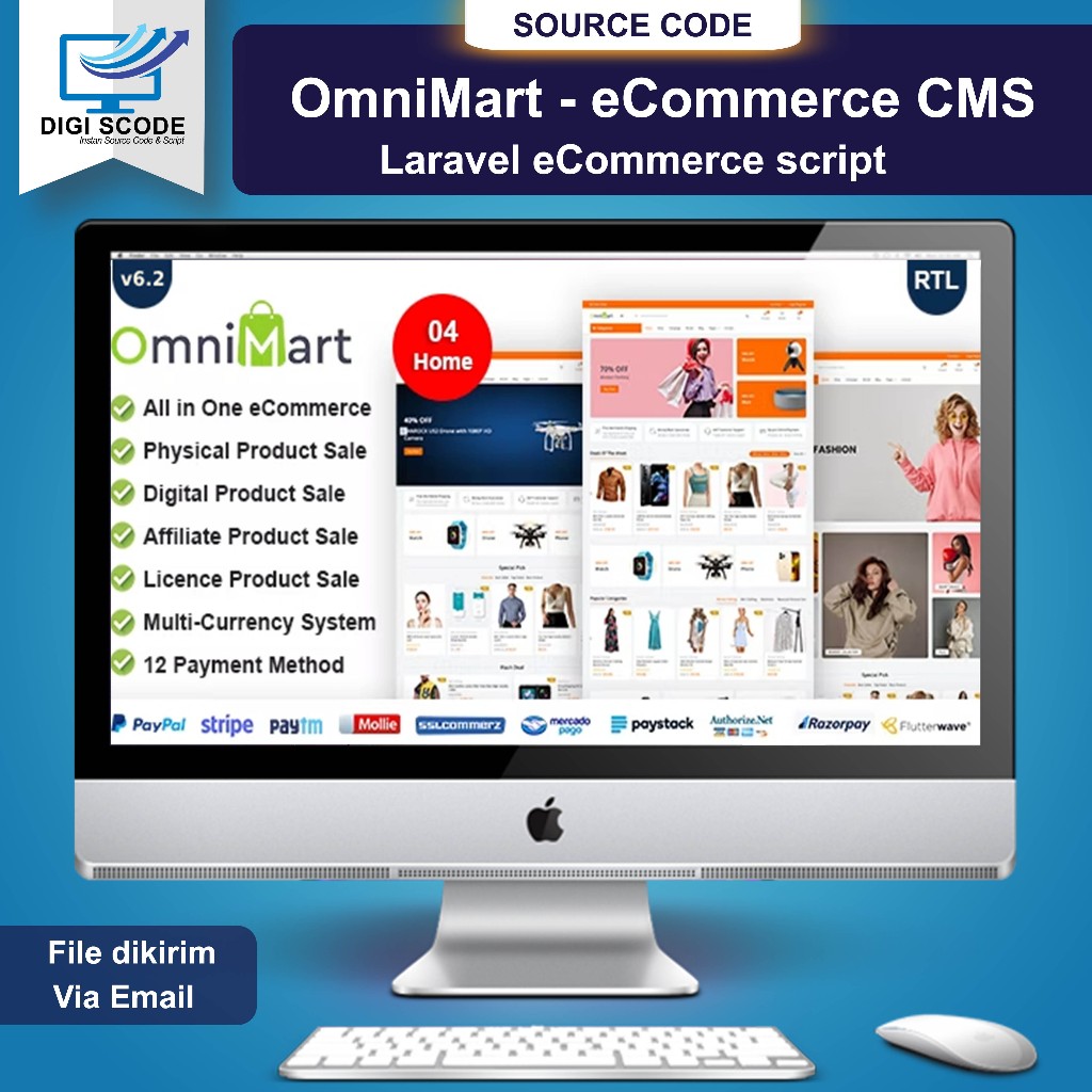 Jual OmniMart - eCommerce CMS | Laravel eCommerce script - SOURCE CODE | Shopee Indonesia
