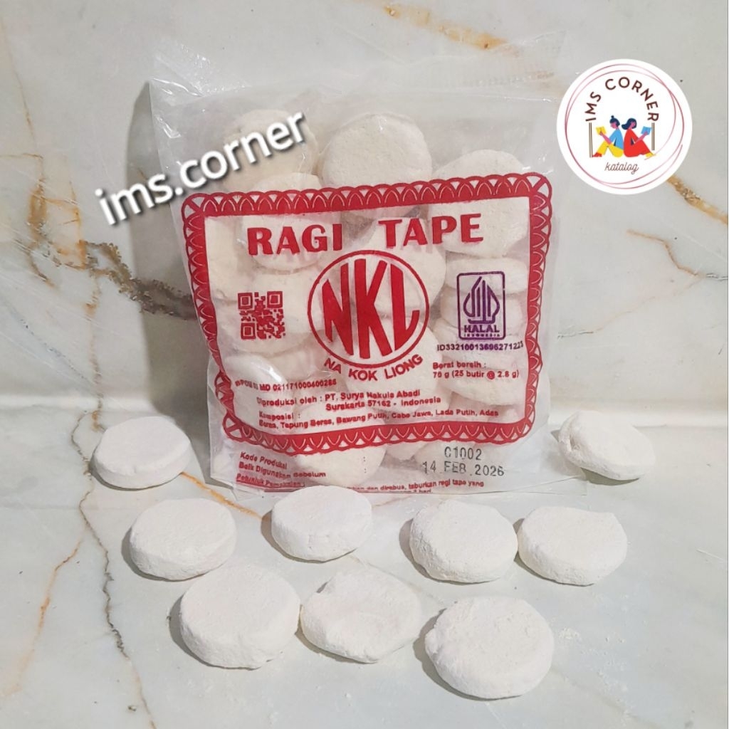 Jual Ragi Tape NKL 70gr | Shopee Indonesia