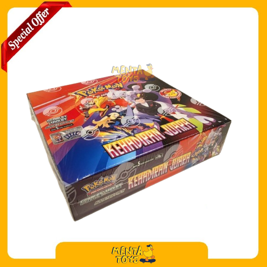 Jual Kartu Pokemon TCG Indonesia - Team Rocket Kehadiran Juara Booster Box sv10s - Scarlet ...