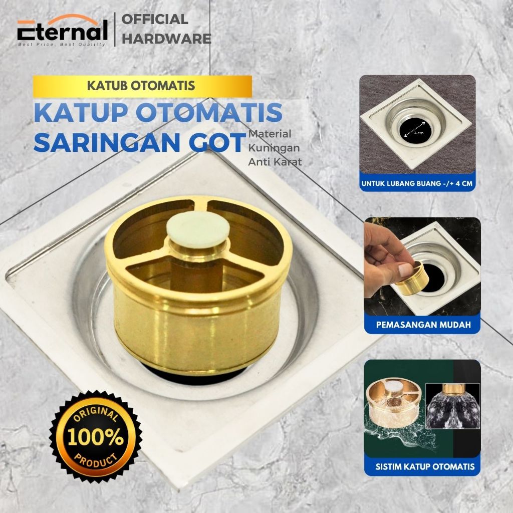 Jual Katup Saringan Got Kamar Mandi Penutup Saluran Air Floor Drain Anti Bau Serangga Lubang ...