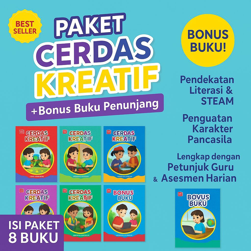 Jual Buku Paket Kurikulum Merdeka TK PAUD|Buku TK Paud Merdeka Belajar | Shopee Indonesia
