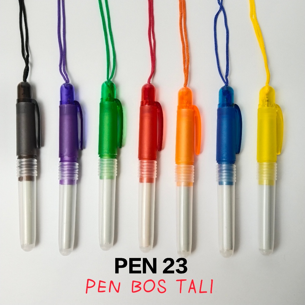 Jual Pen 23 / Pen Bos Tali / Pulpen Bos Tali / Pen Plastik / Pulpen ...