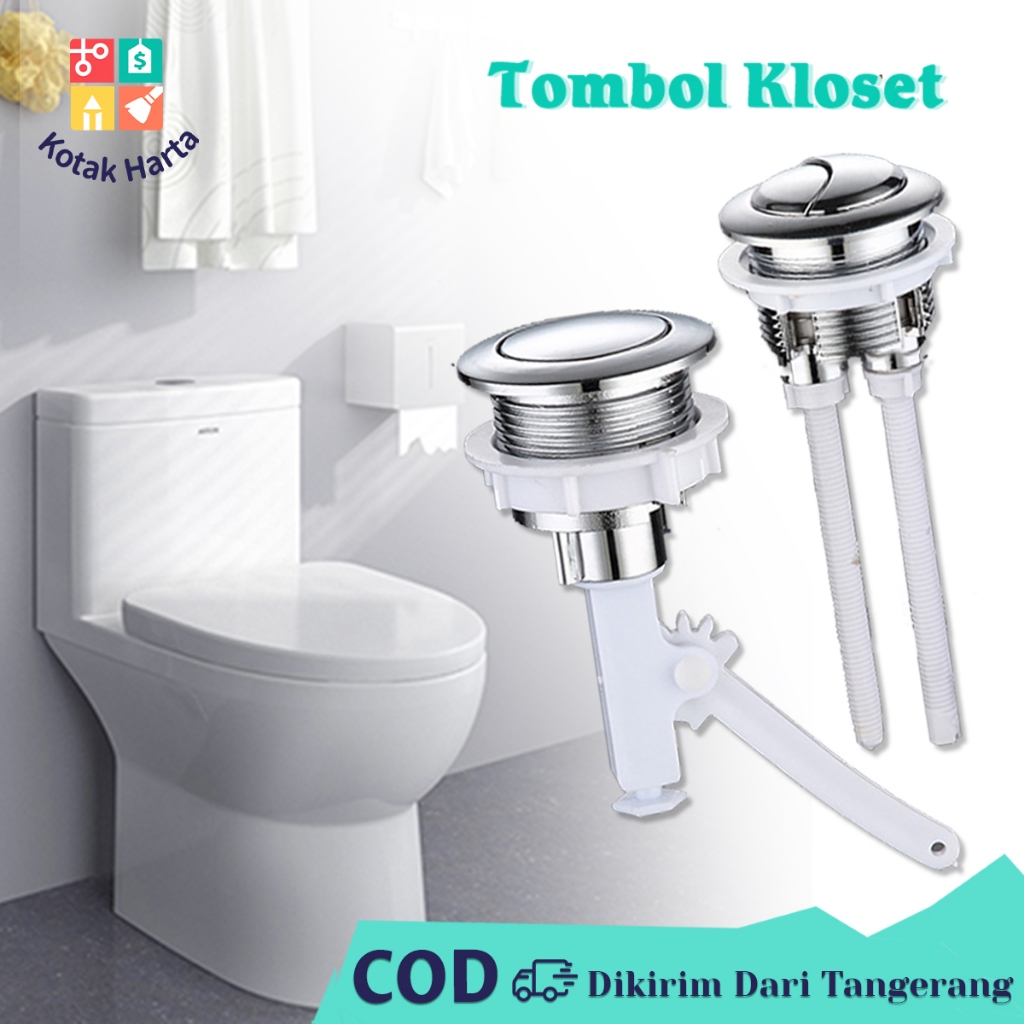 Jual Tombol Kloset Duduk Dual Flush Tombol Toilet Pencetan Closet Duduk ...