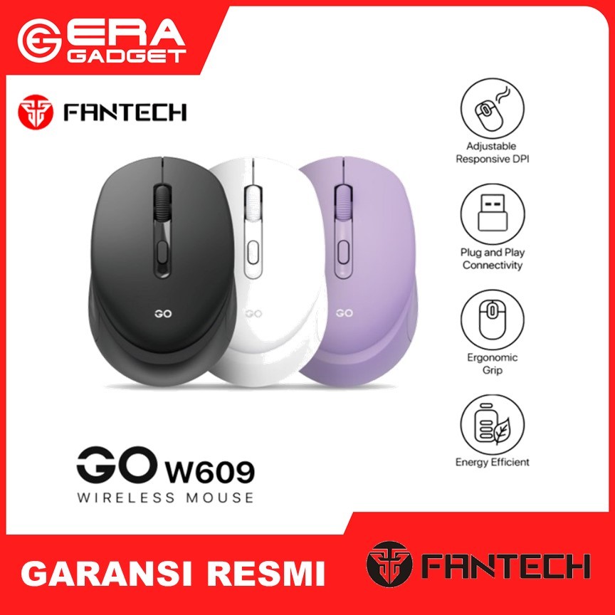Jual Mouse Wireless Fantech Go W609 High DPI | Shopee Indonesia