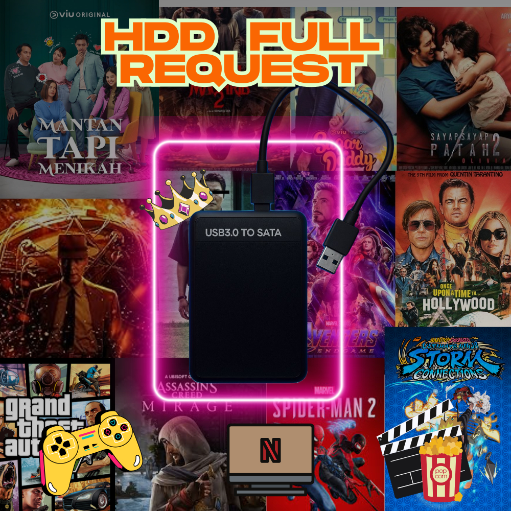 Jual HDD FULL REQUEST FILM, SERIES, GAME PC | Shopee Indonesia