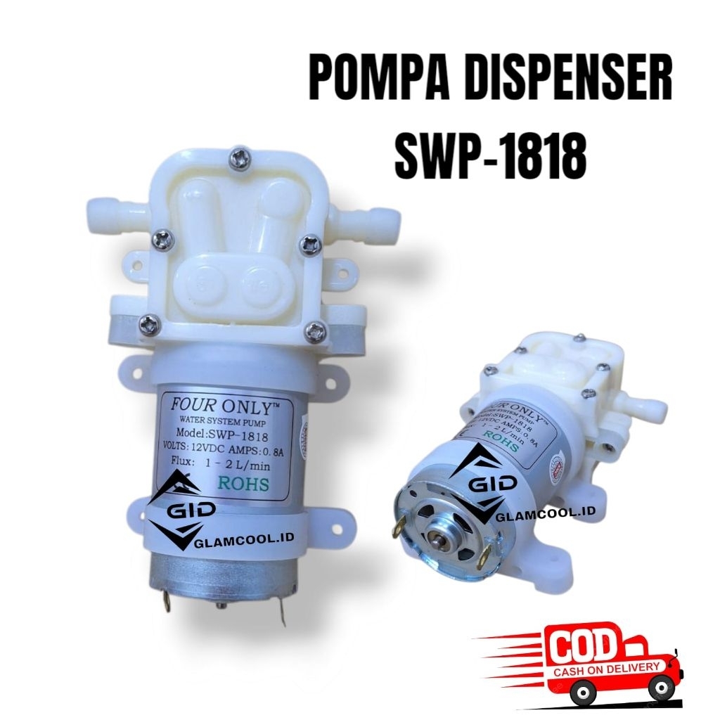 Jual FOUR ONLY SWP 1818/WATER SYSTEM PUMP / POMPA AIR DISPENSER GALON ...