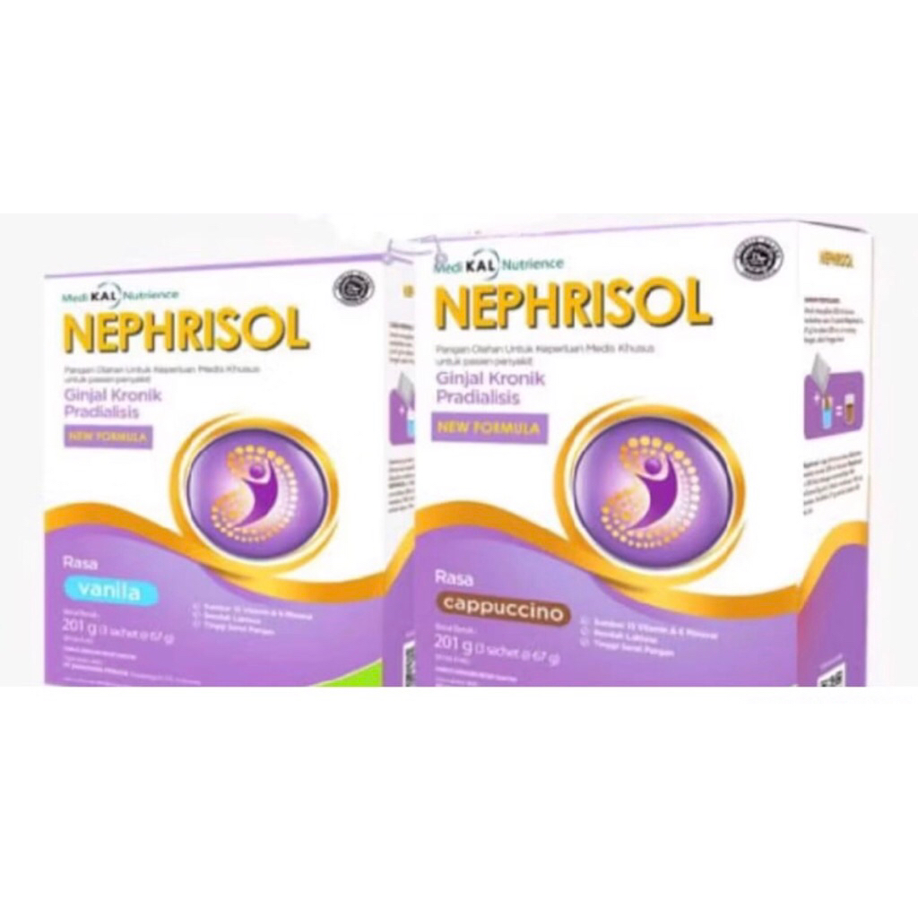 Jual NEPHRISOL Vanilla / Cappucino 201 gr | Shopee Indonesia