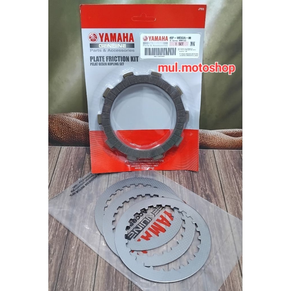 Jual KAMPAS KOPLING + PLAT BESI GESEK MOTOR YAMAHA BYSON/MX KING/VIXION NVA/R15 (KODE PART 45P ...