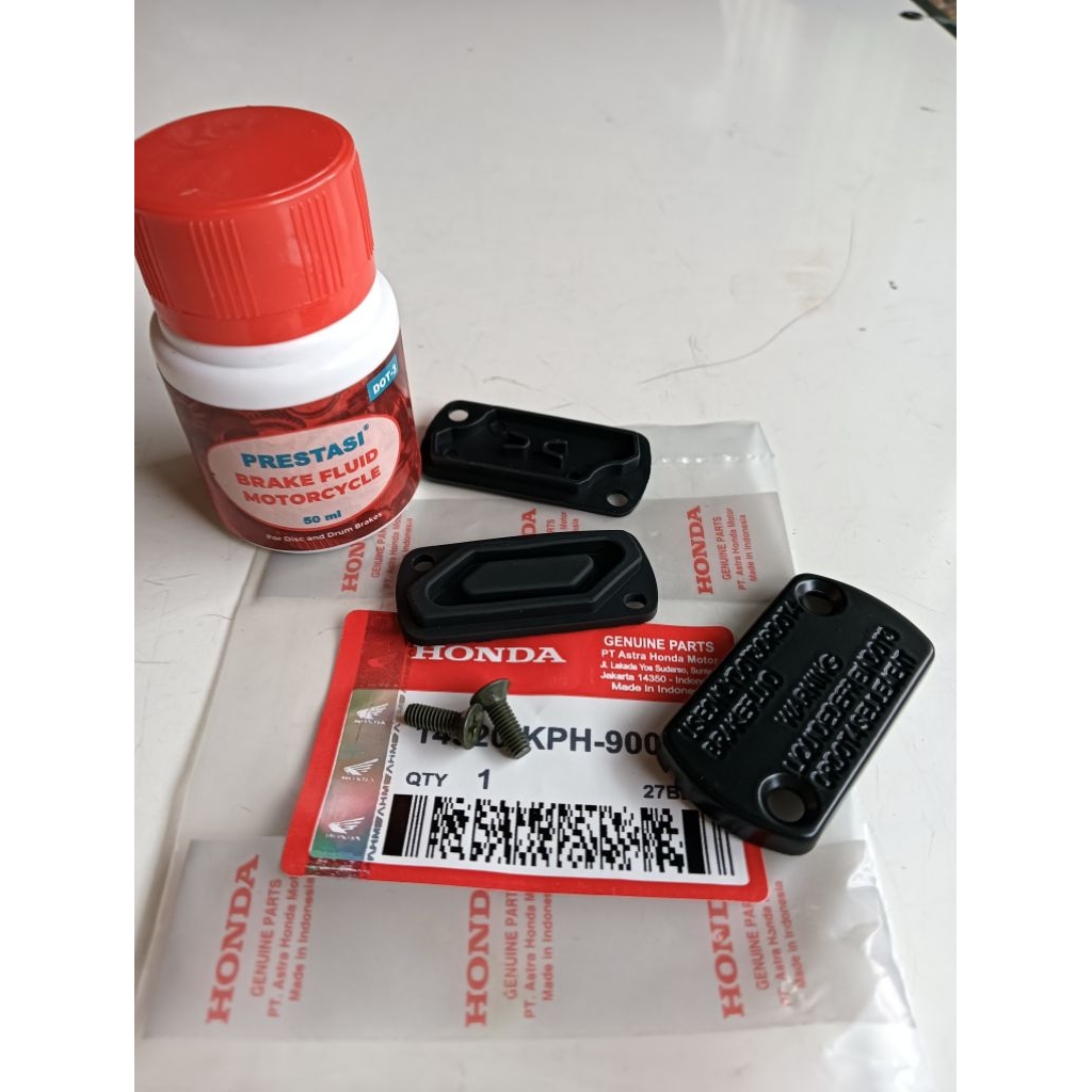 Jual PAKET KOMPLIT 2 AITEM TUTUP MINYAK REM ATAS + MINYAK REM HONDA ...
