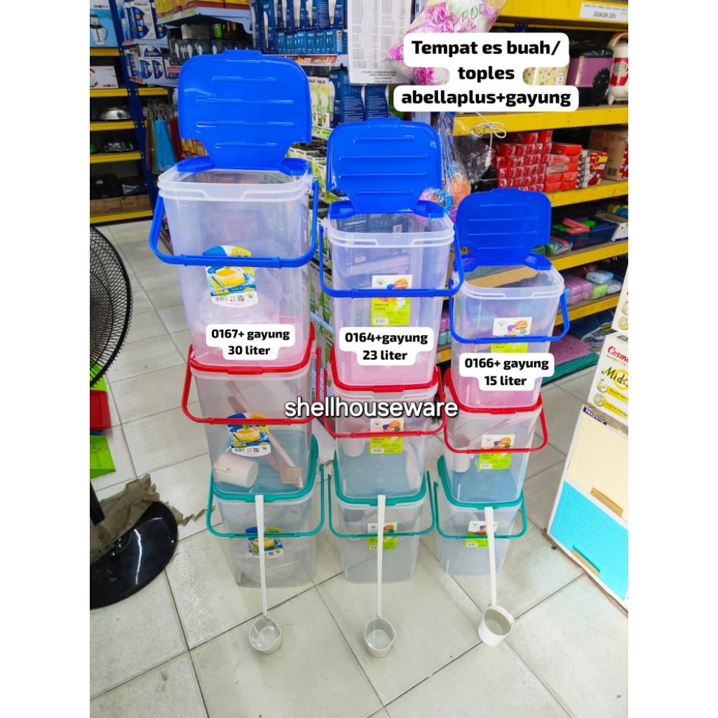 Jual *KHUSUS BATAM* GL tempat es buah+gayung/stoples es cendol es ...