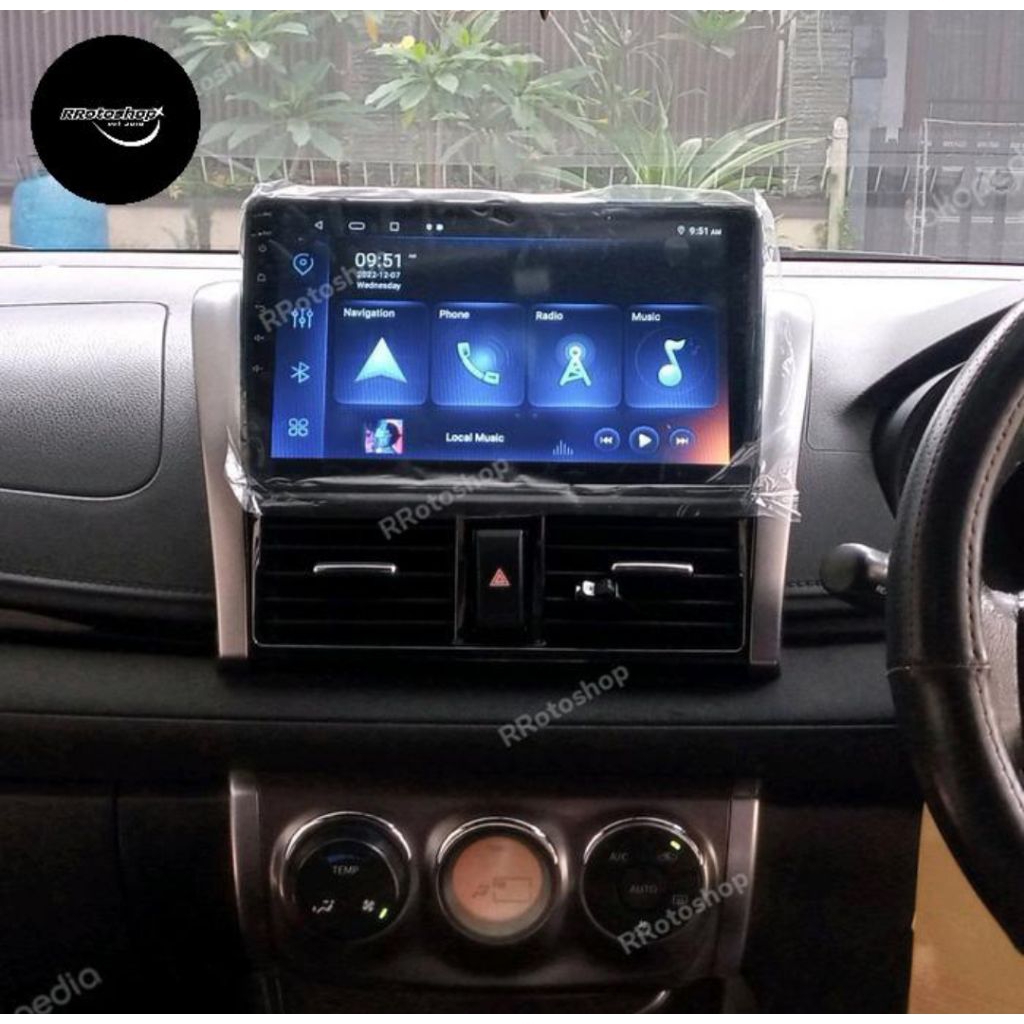 Jual Head Unit Tape Android Mobil Toyota Yaris Lele 10 Inch Double Din ...