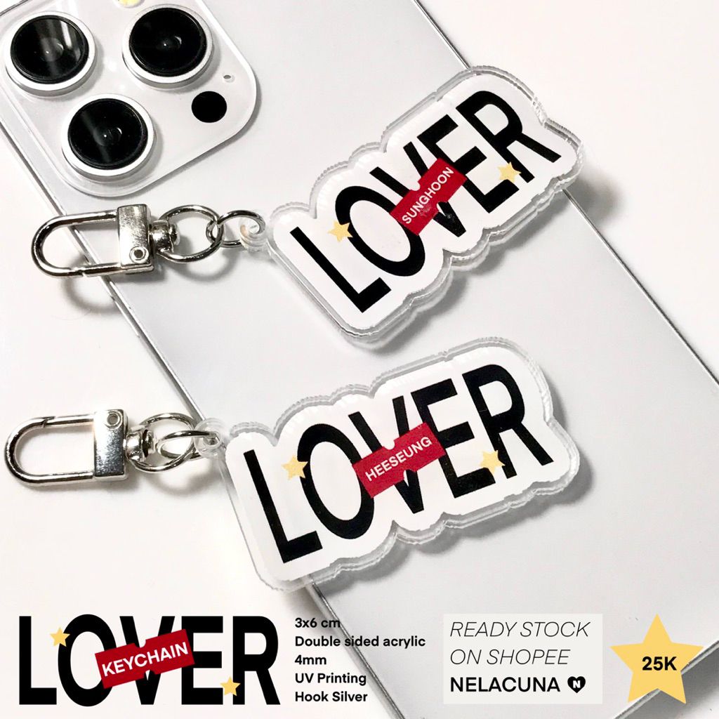 Jual [NEW] LOVER KEYCHAIN / KEYRING ENHA ENHYPEEN NCCT ENCITI DREAM ...