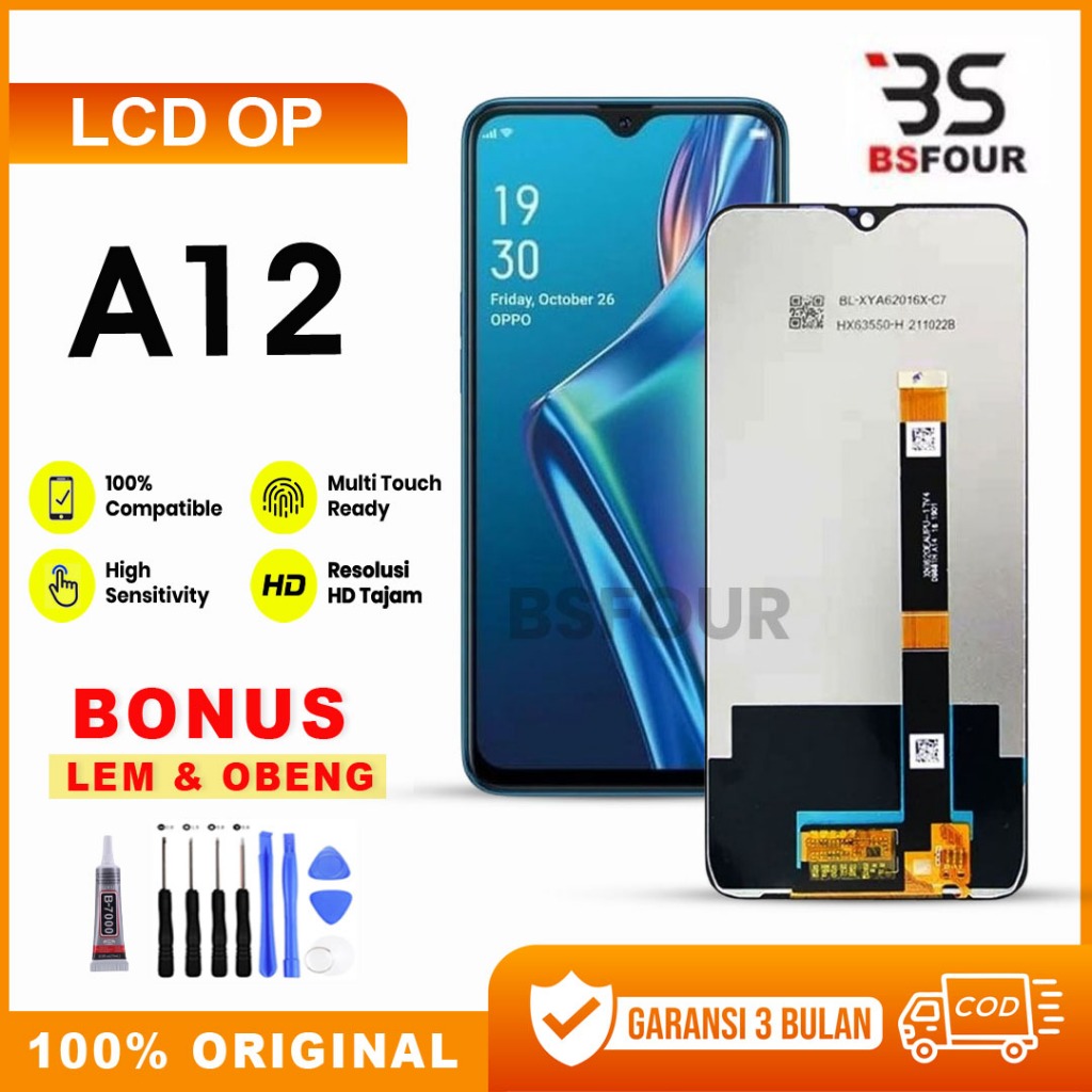 Jual LCD OP A12 ORIGINAL FULLSET TOUCHSCREEN | Shopee Indonesia