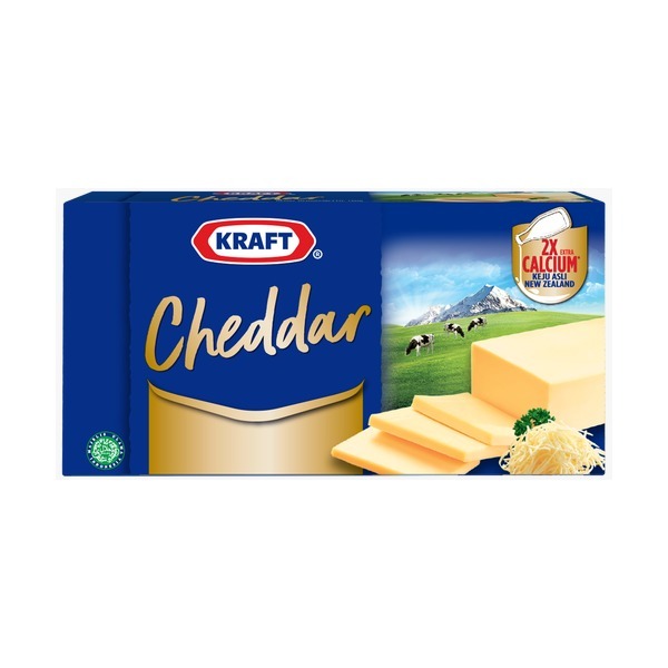 Jual KRAFT KEJU CHEDDAR 150GR, KEJU BLOK MUDAH DIPARUT, LEMBUT DAN ENAK ...