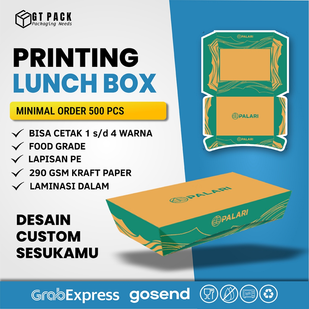 Jual Printing Lunch Box Size XS DIMSUM | Cetak Custom 1-4 Warna | Eco ...
