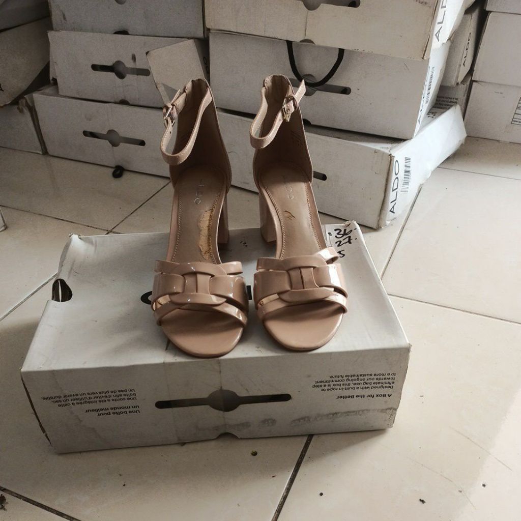 Jual sepatu heels original Aldo size 36cm insole23cm hak5cm(produk ...