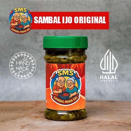 Jual Sambal Ijo Botol Original Instan Pedas Gurih Dahsyat 150gr ...