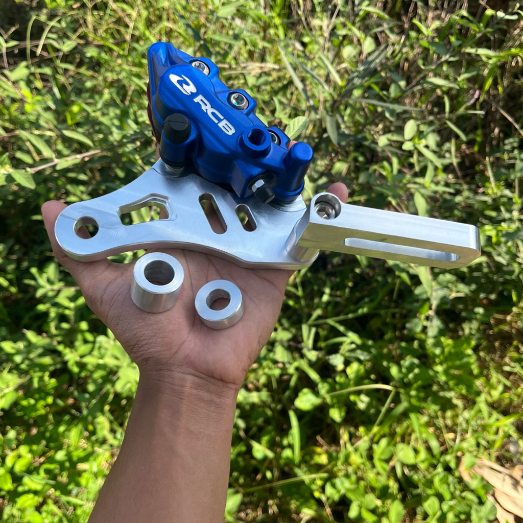 Jual Breket Belakang Kaliper RCB 2P MX KING / VIXION 150 Original A- One (Free Sticker) | Shopee ...