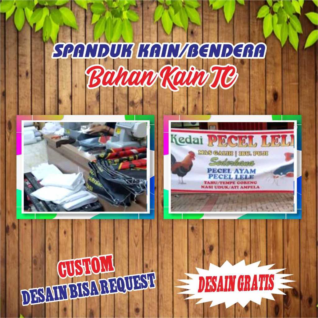 Jual Spanduk Banner Kain Pecel Lele Soto Lamongan Nasi Goreng Bisa ...