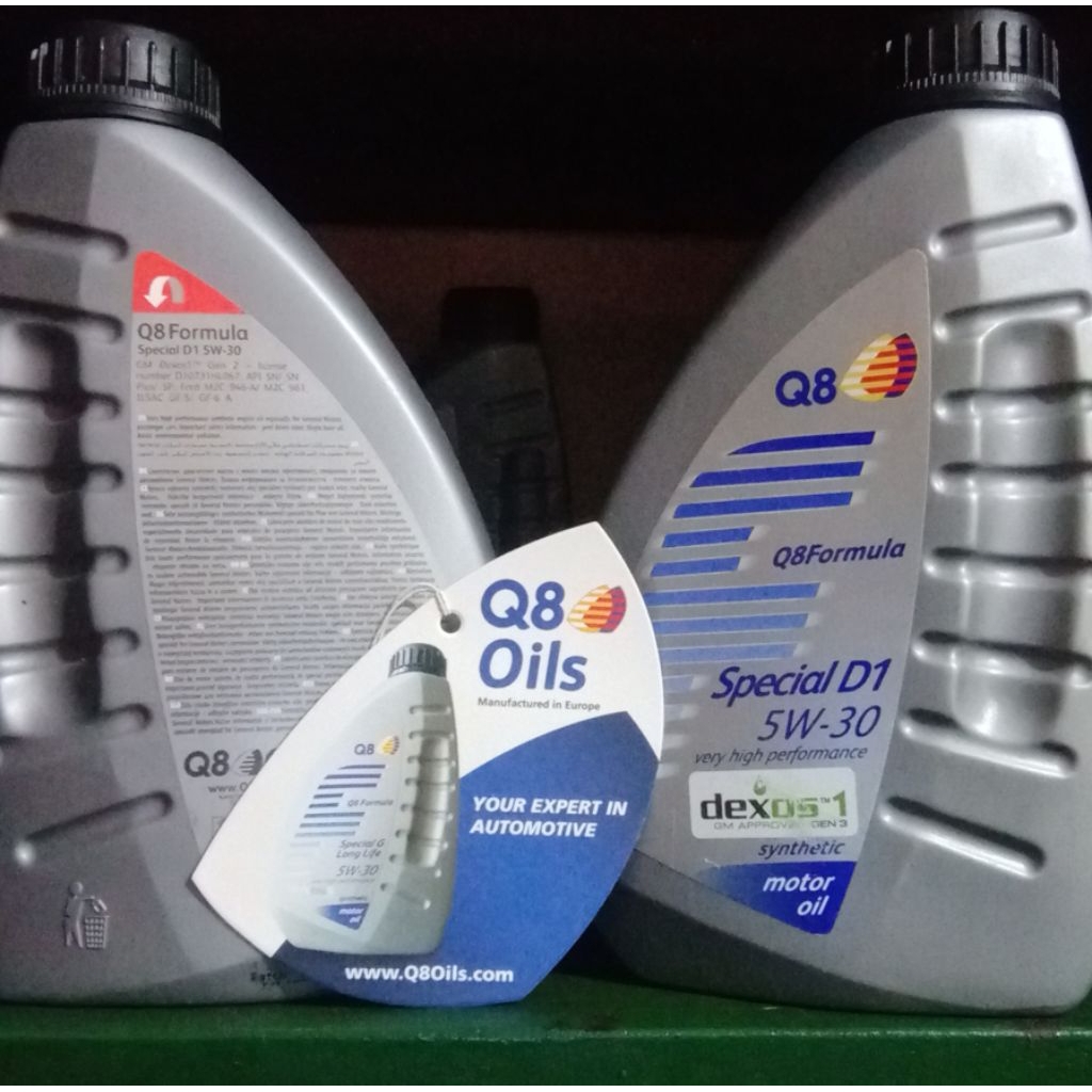 Jual Oli mesin Q8 5w 30 long life special G/Dexxos 1 gen 3 ( 2 ) asli ...