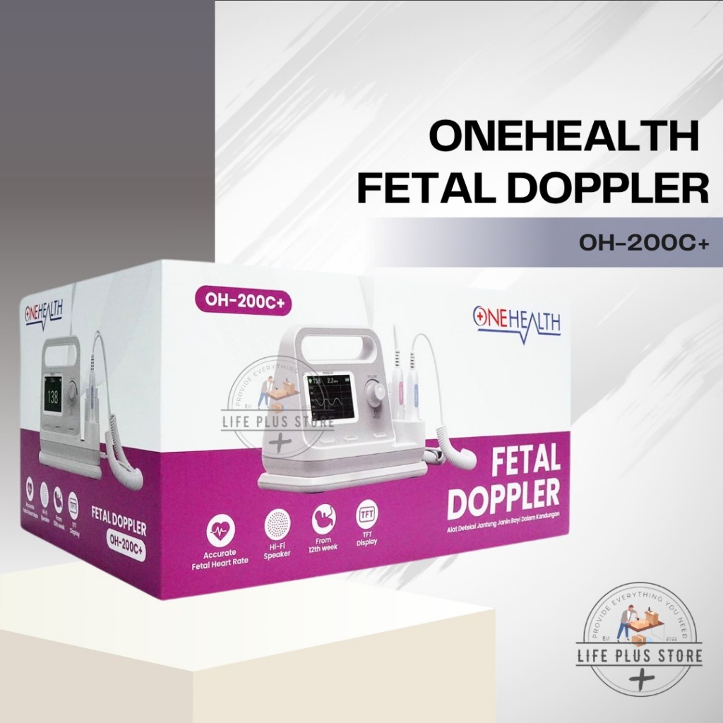 Jual Onehealth Fetal Doppler Oh-200C+ Alat Deteksi Detak jantung Janin ...