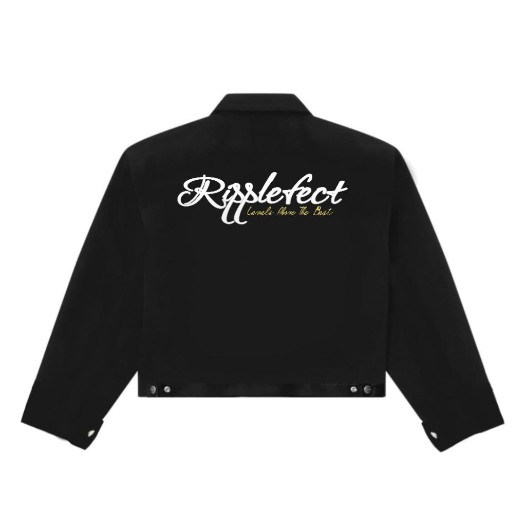 Jual Ripplefect - Work Jacket Boxy - Jaket Kerja Boxy Hitam Unisex ...