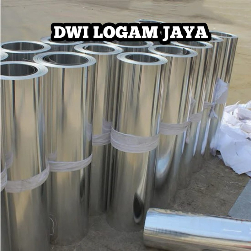 Jual plat roll alumunium 0.8 mm 1.00 x 25 meter - alumunium sheet 0.8mm ...