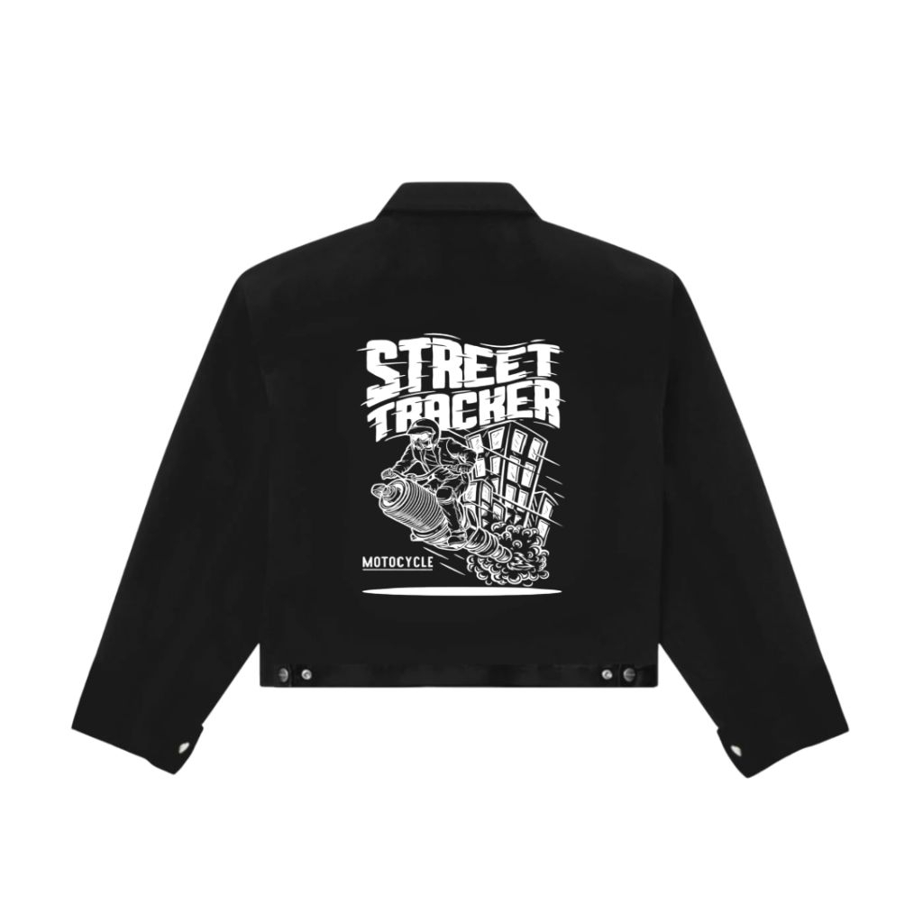 Jual Ripplefect - Work Jacket Boxy - Jaket Kerja Boxy Hitam Unisex ...